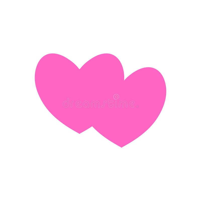 Two Hearts Transparent Stock Illustrations – 664 Two Hearts Transparent ...