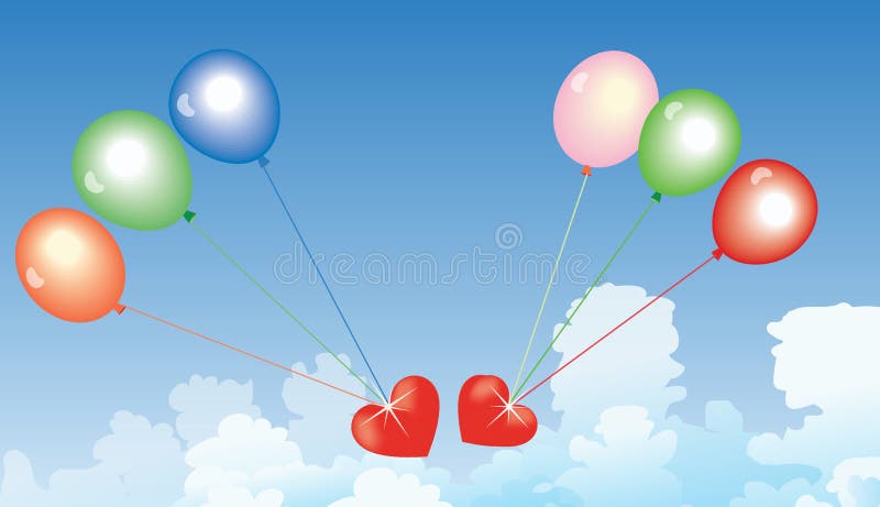 Two hearts vector stock vector. Illustration of amour - 302726315