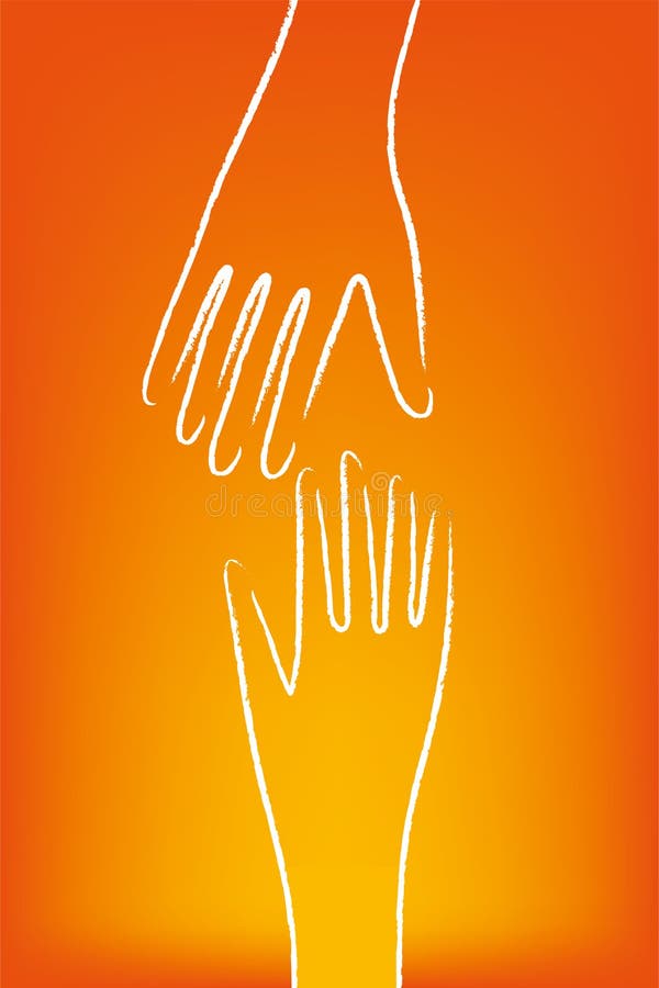 Helping Hands Drawing Stock Illustrations – 708 Helping Hands Drawing ...