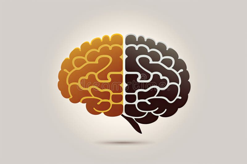 The Two Hemispheres of the Human Brain. the Study of Human Anatomy ...