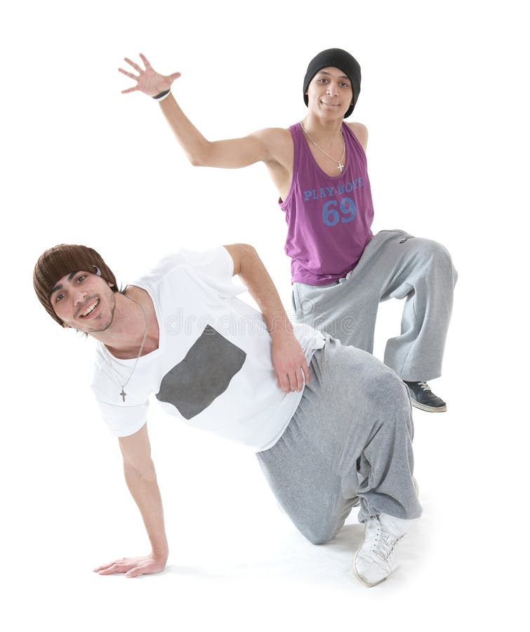Two Dancers Standing Back To Back Stock Image - Image of style, gaze ...
