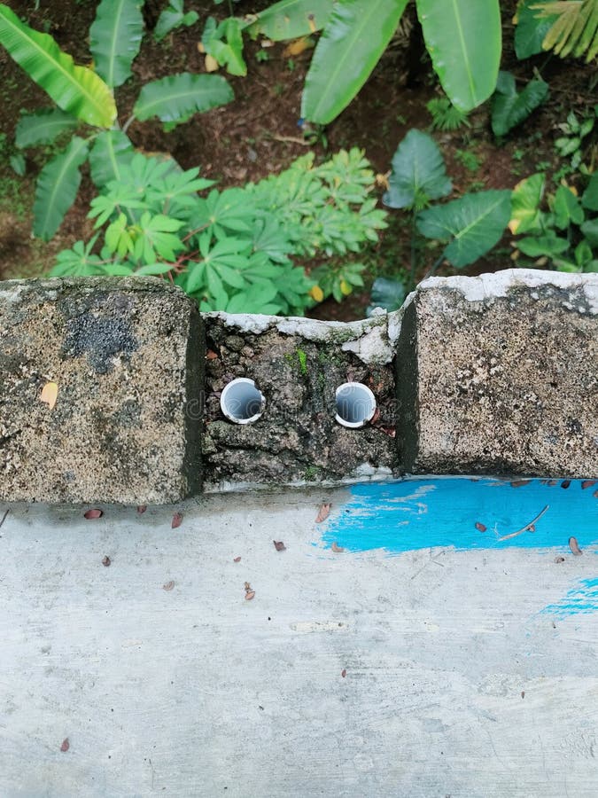 Two holes stock photo. Image of building, holes, symmetrical - 319865270