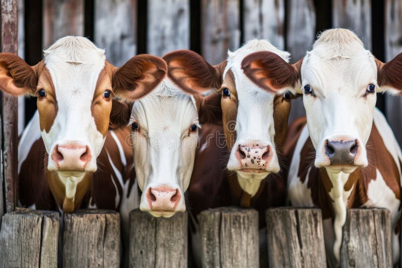 Two Holstein Cows in a Barn Stock Photo - Image of husbandry, barn ...