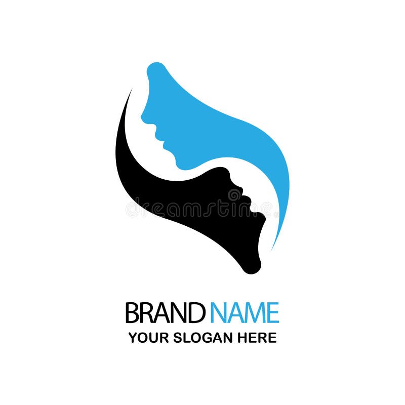 Two Faces Logo Stock Illustrations – 407 Two Faces Logo Stock ...