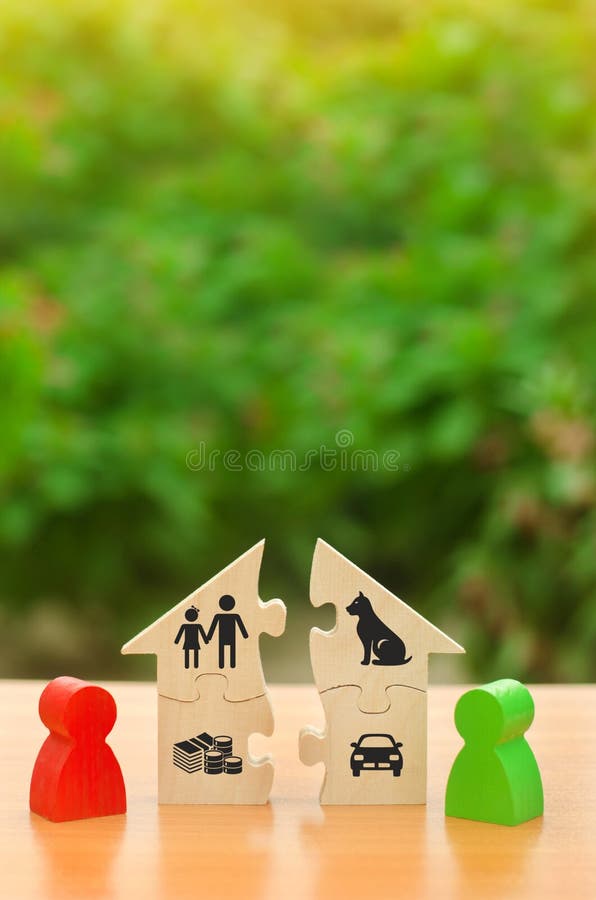 Two Human Figures Divide the House among Themselves. Execution of the ...