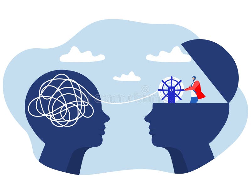 Two Human Heads Silhouette Decoding with the Opposite Mindset Chaos and ...