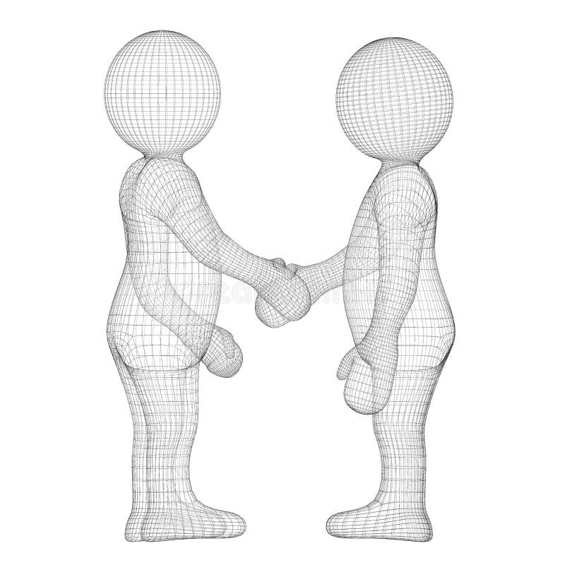 Two Humans Give Their Hand for Handshake Stock Image - Image of ...