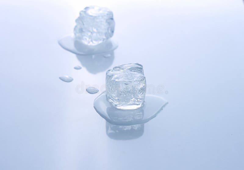 Two ice cubes stock photo. Image of melt, reflection - 24908354