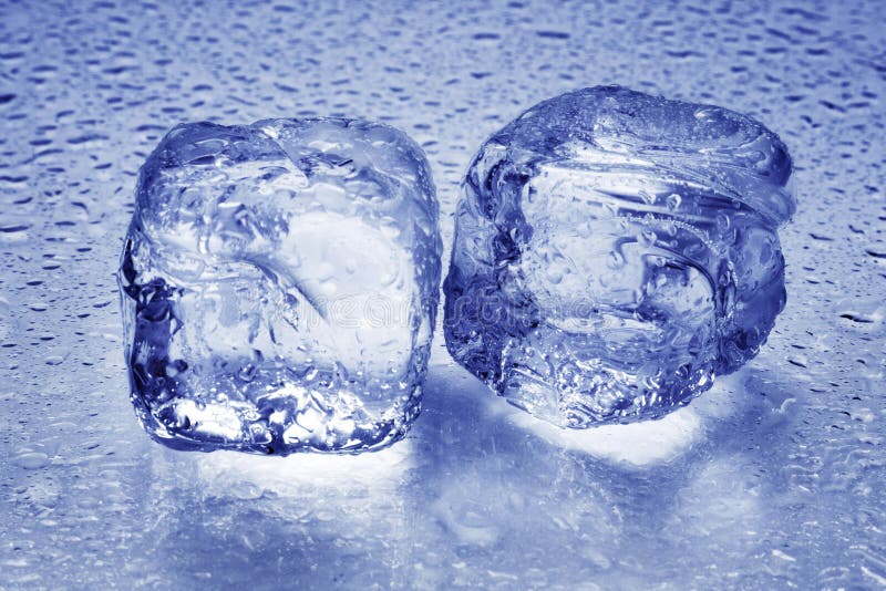 Ice Cube stock photo. Image of drink, cold, cube, blue - 1866912