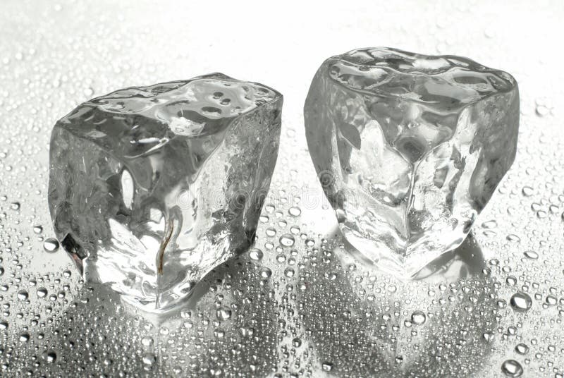 Two ice cubes stock image. Image of cold, refreshment - 17250187