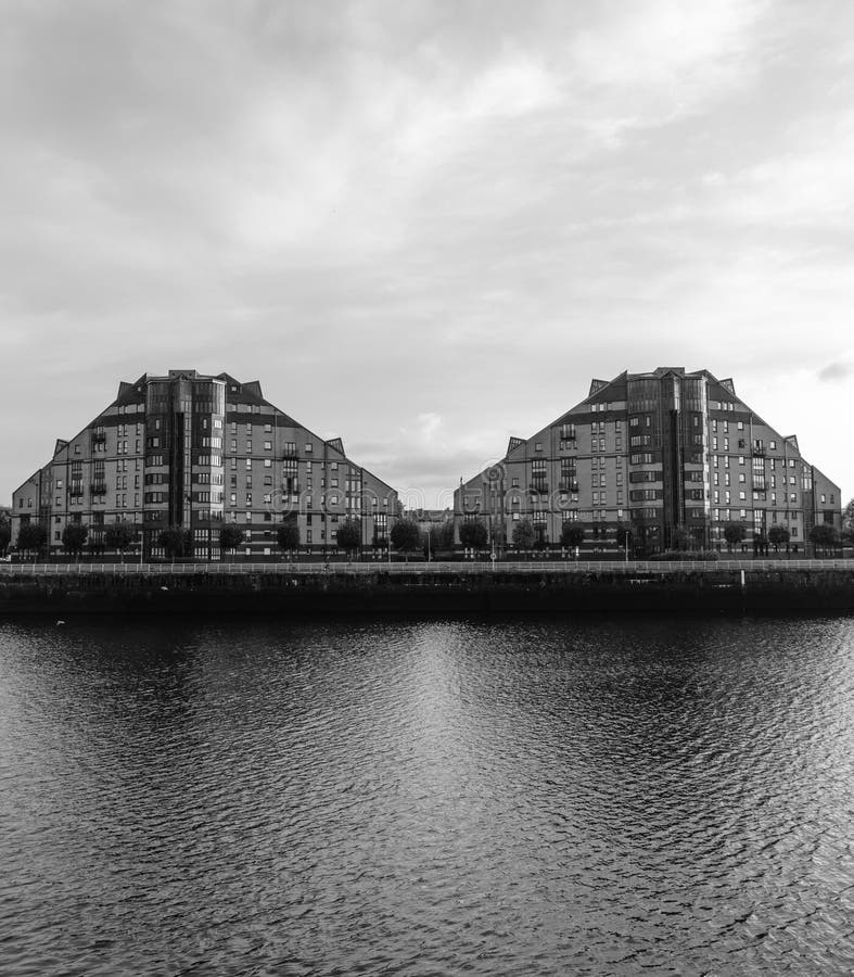 Two Identical Apartment Blocks Side by Side Editorial Image - Image of ...