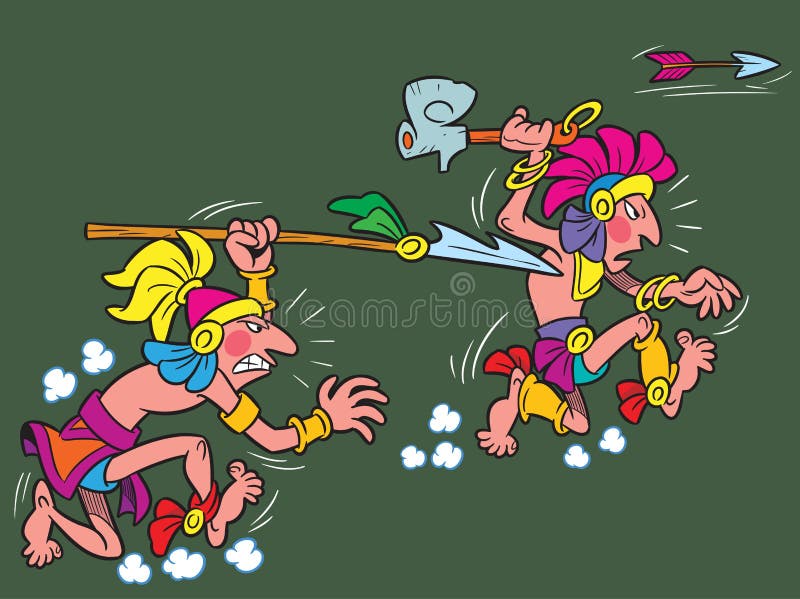 Two Indian Cartoon Stock Illustrations – 705 Two Indian Cartoon Stock ...