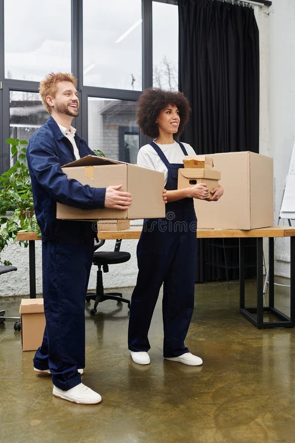 Packing and Unpacking Boxes in a Stock Photo - Image of decor, 56677: ...