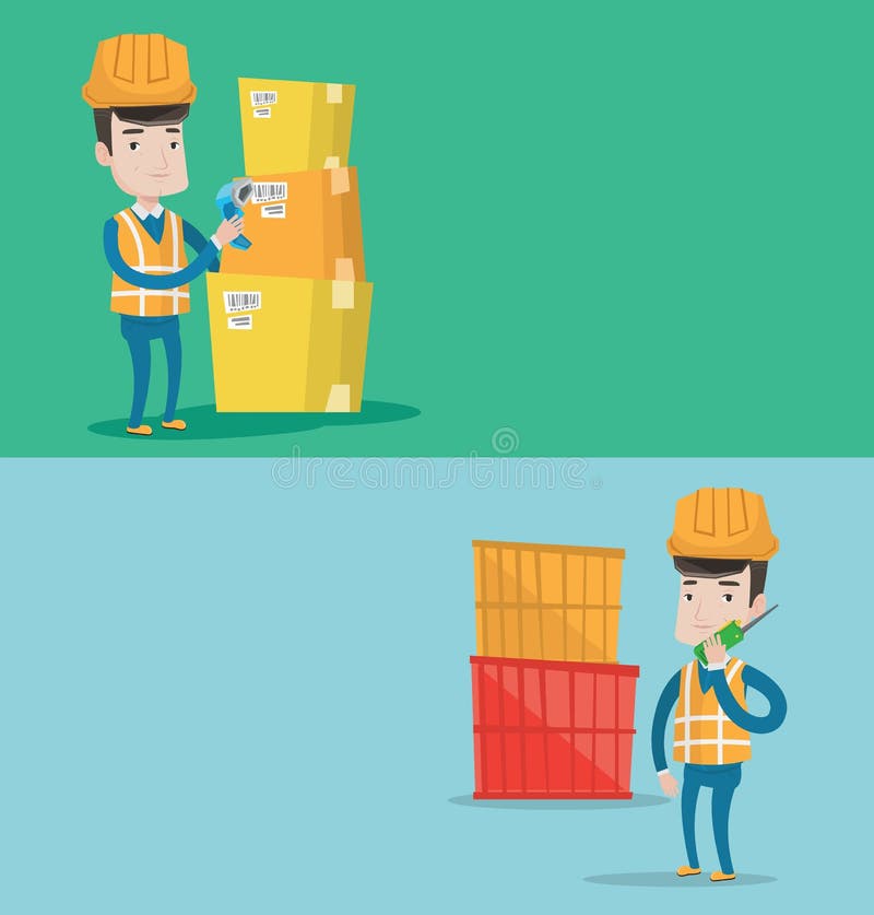 Warehouse Worker Radio Stock Illustrations – 48 Warehouse Worker Radio ...