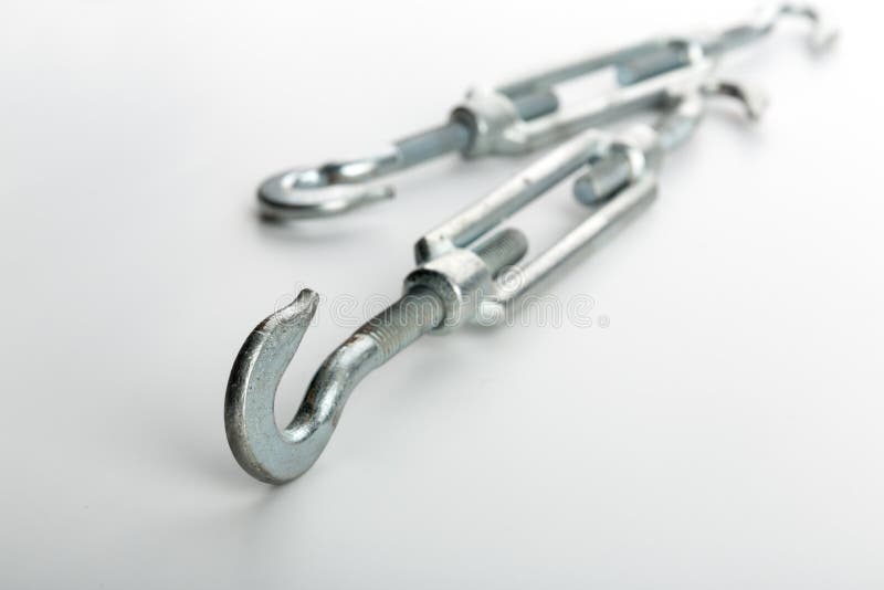 Two industrial hooks stock image. Image of curve, harness - 52006359