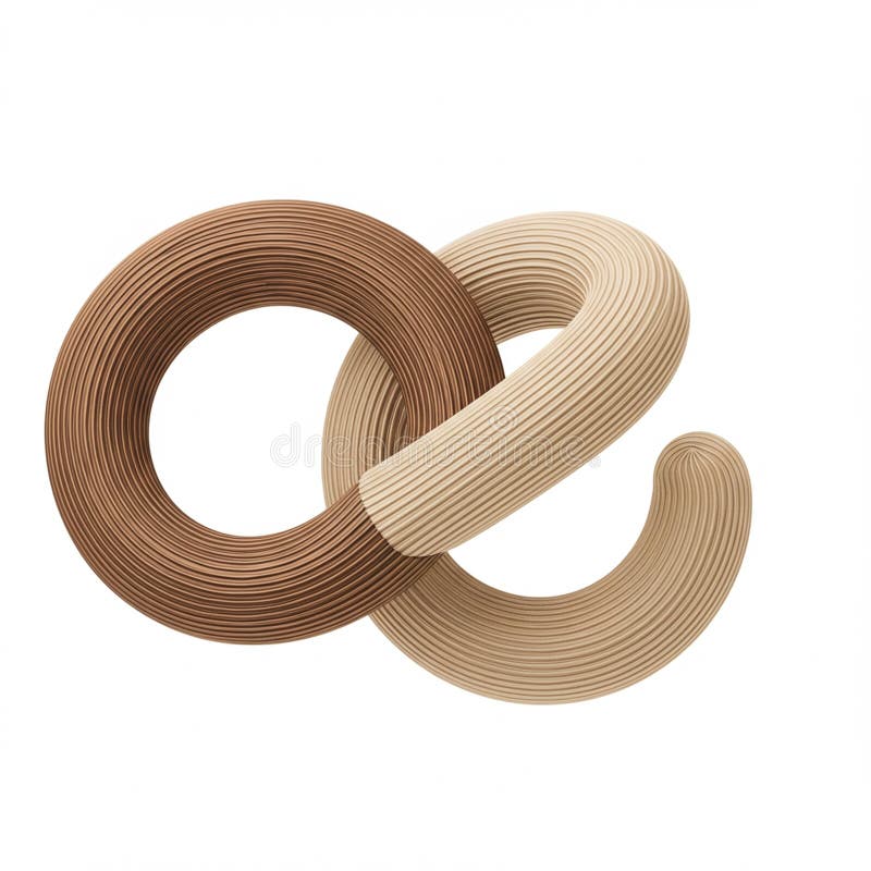 Interlocked Torus Shapes Stock Illustrations – 5 Interlocked Torus ...