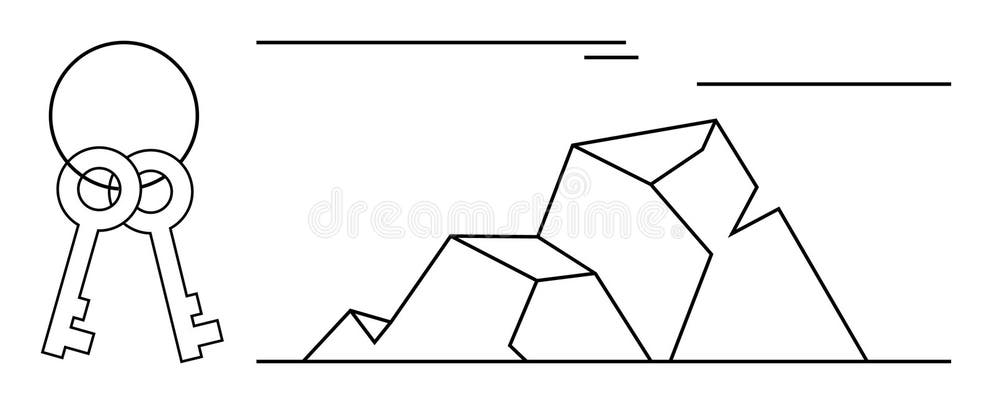 Overlapping Mountain Peaks Stock Illustrations – 17 Overlapping ...