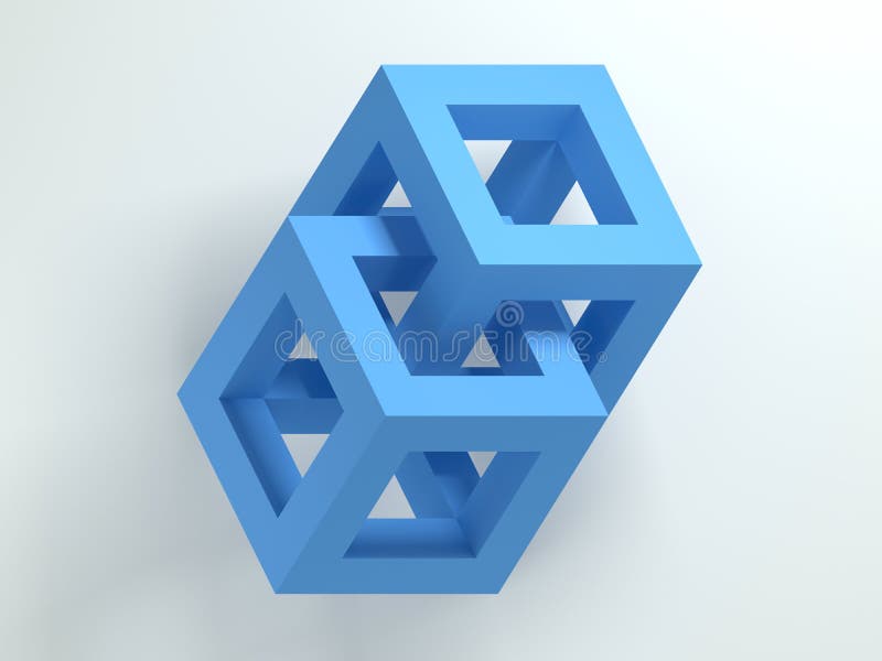 Cube Intersection Stock Illustrations – 488 Cube Intersection Stock ...