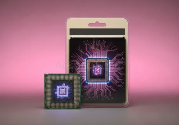 Advanced Microprocessor Chips Showcasing Cutting-edge Technology and ...