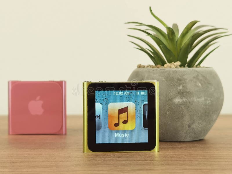 Two ipod nano generation 6 editorial image. Image of button - 233786165