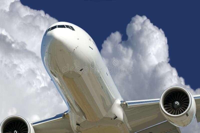 Two jet engine aircraft stock photo. Image of light, fast - 26868944