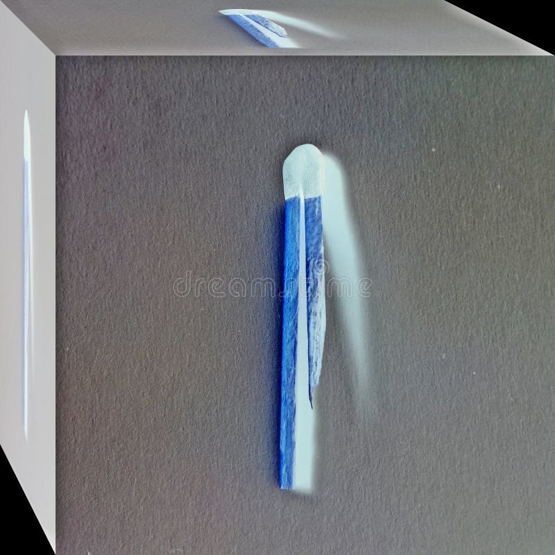 Two Joined Matchsticks on a Box Stock Image - Image of head, light ...