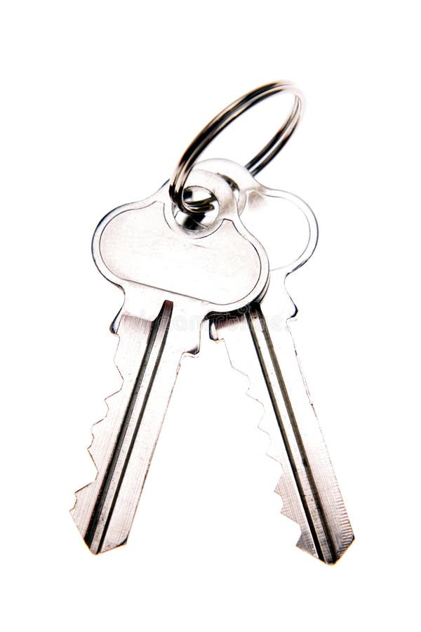 Two keys stock image. Image of metal, realty, home, objects - 4177589