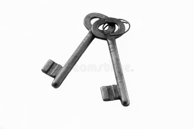 Two keys stock image. Image of estate, access, antique - 83366585
