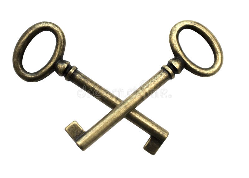 Two keys stock photo. Image of close, background, isolate - 83280204
