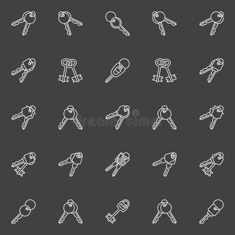Keys Linear Stock Illustrations – 1,927 Keys Linear Stock Illustrations ...