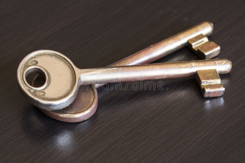 Two keys stock image. Image of house, closed, antique - 39664557