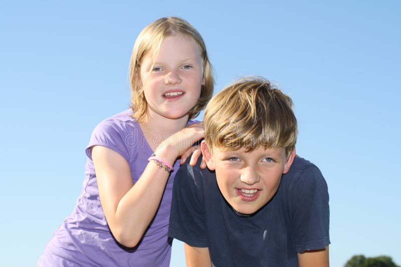 Two kids stock image. Image of color, childhood, kids - 10623395