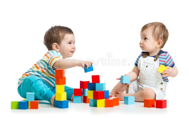 236 Two Kids Building Tower Stock Photos - Free & Royalty-Free Stock ...