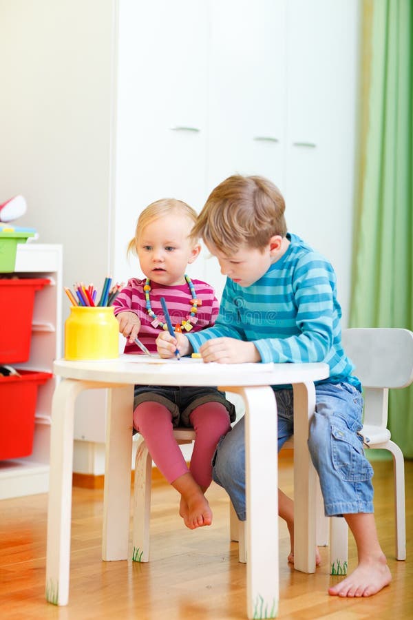 41+ Two kids drawing Free Stock Photos - StockFreeImages
