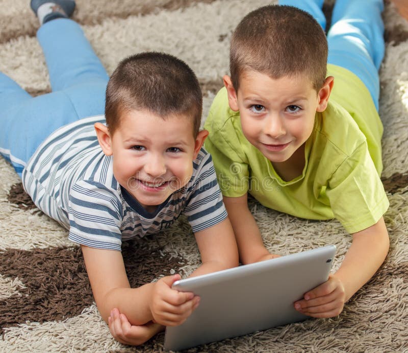 Two kids stock image. Image of education, preschoolers - 34982881