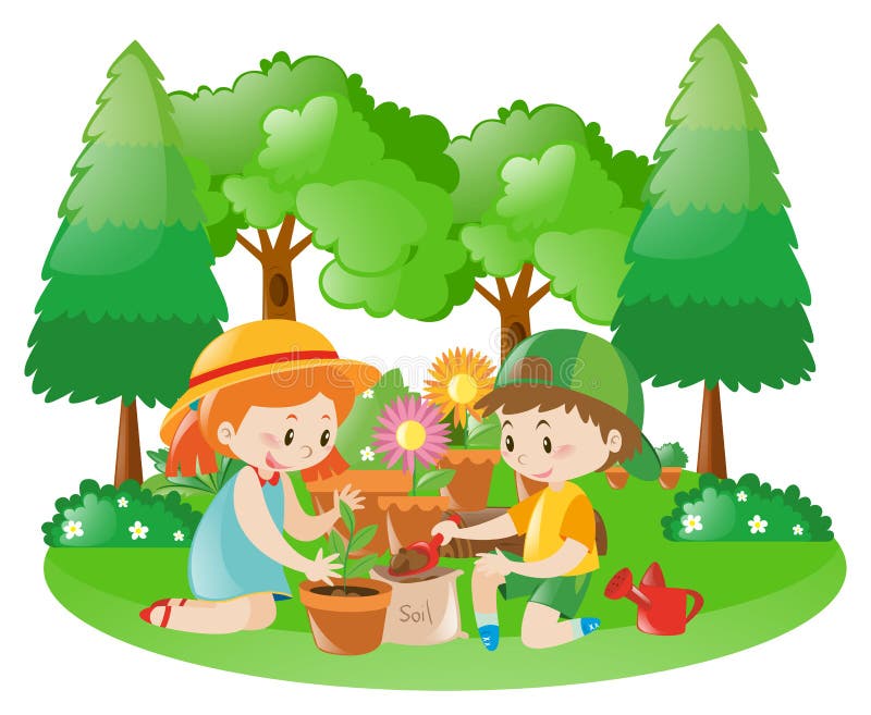 Planting Trees Clipart 450+ Community Planting Trees Stock