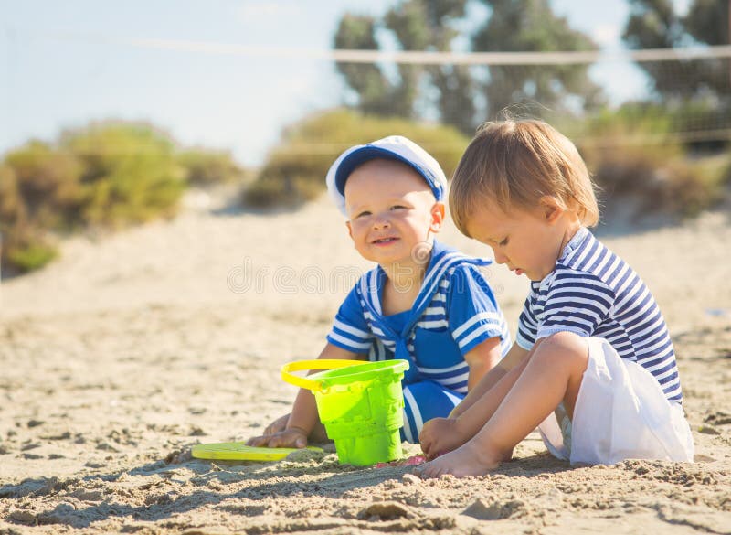 Two kids playing stock image. Image of people, sister - 76355225