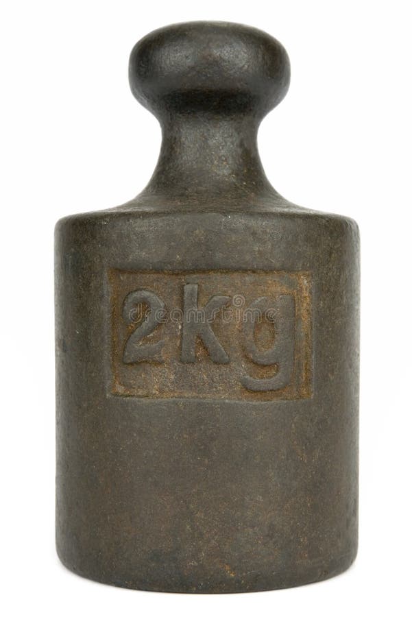Two kilogram weight stock image. Image of single, mass - 5828437