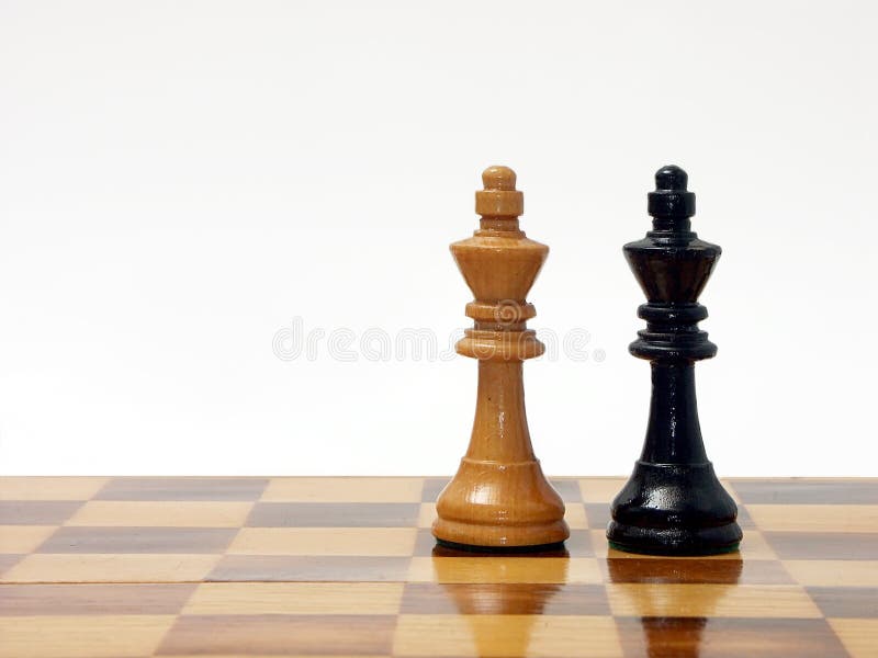 Two kings stock image. Image of games, board, isolated - 143725
