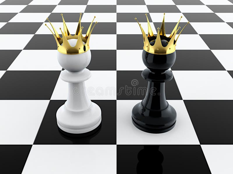 Two kings stock illustration. Illustration of king, board - 24897981