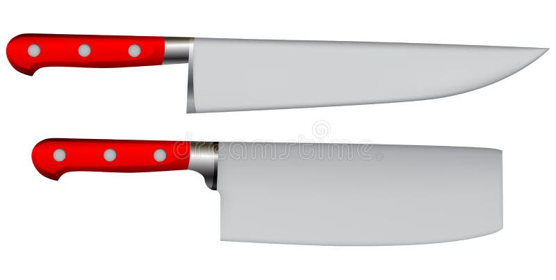 Two kitchen knives stock vector. Illustration of cooking - 70491662