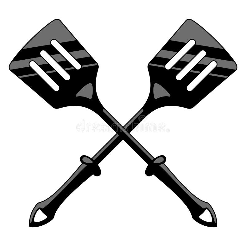 Crossed Spatulas Stock Illustrations – 43 Crossed Spatulas Stock ...