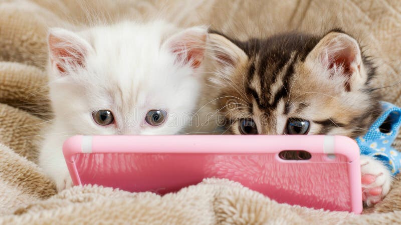 Two kittens stock photo. Image of feline, family, group - 320525274