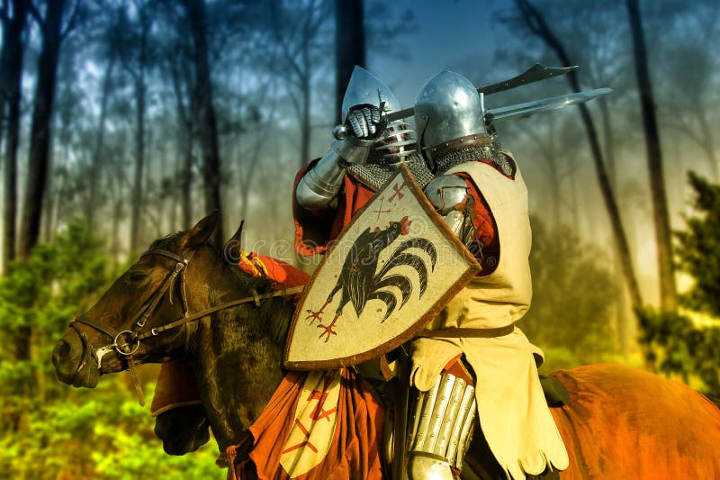 291 Two Knights Fighting Stock Photos - Free & Royalty-Free Stock ...