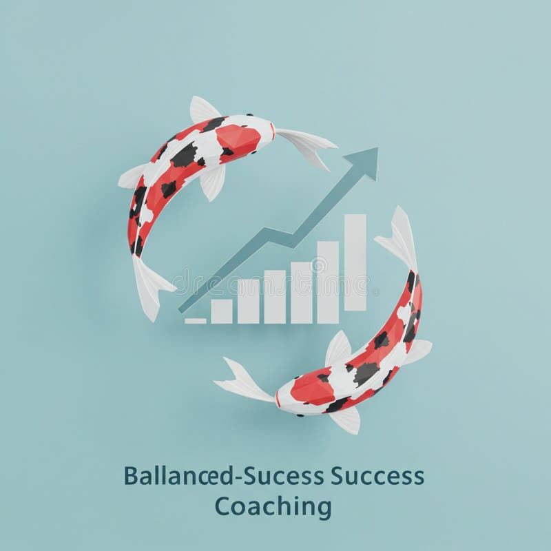 Two Koi Fish (Cyprinus Rubrofuscus) with Red, White, and Black Patterns ...