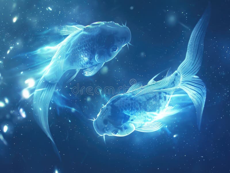 Two Koi Fish Swimming in Pond Stock Image - Image of life, algae: 376264037