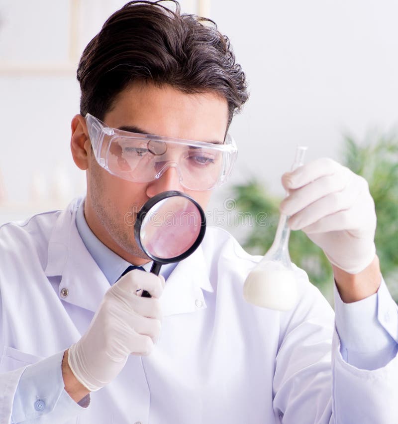 Two Lab Doctor Testing Food Products Stock Image - Image of chemical ...