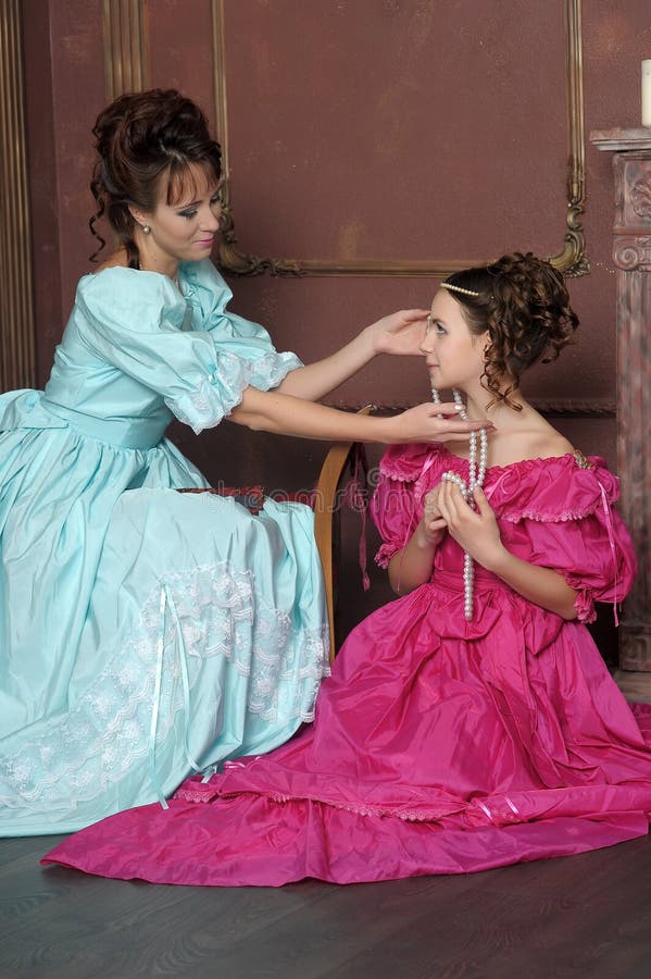 Two ladies stock photo. Image of elegance, angel, beautiful - 23648458