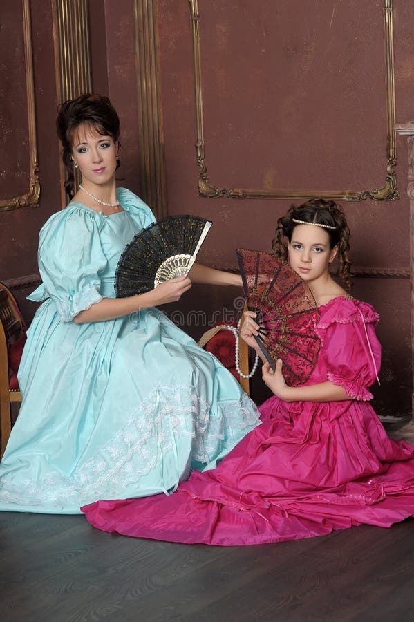 Two ladies stock photo. Image of acting, cold, actress - 23648510