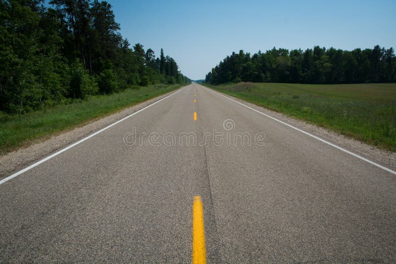 Two Lane Country Road stock image. Image of point, country - 97114319